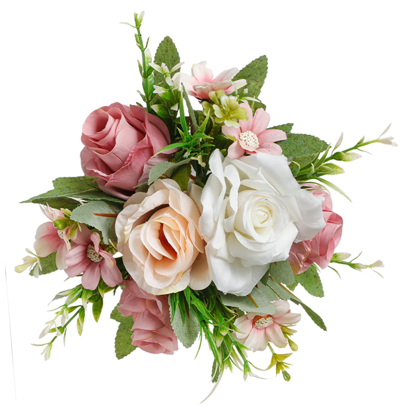 GUOOL Artificial Flower Balls Fake Flower Roses Balls Lifelike Flowers ...