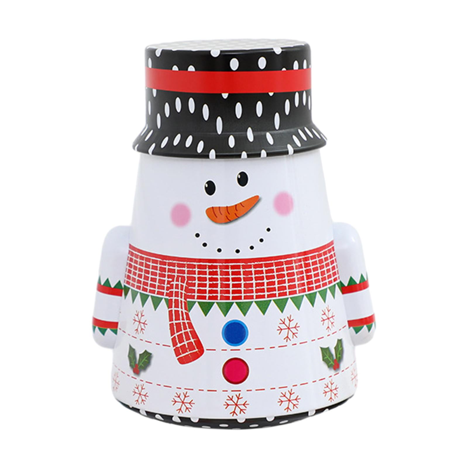 GUOOL Box Christmas Food Tin Box with Lid Christmas Decoration Holiday ...