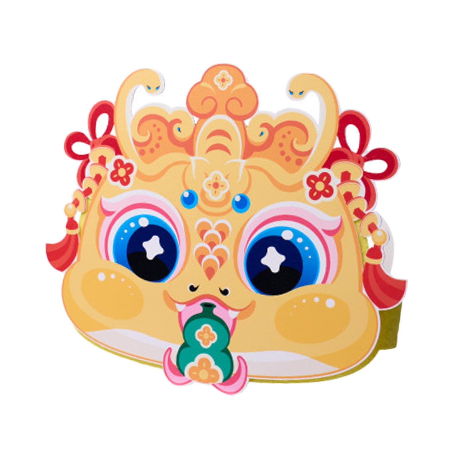 GUOOL Chinese New Year Snake Hat DIY Snake Decoration Hat Material Kit ...