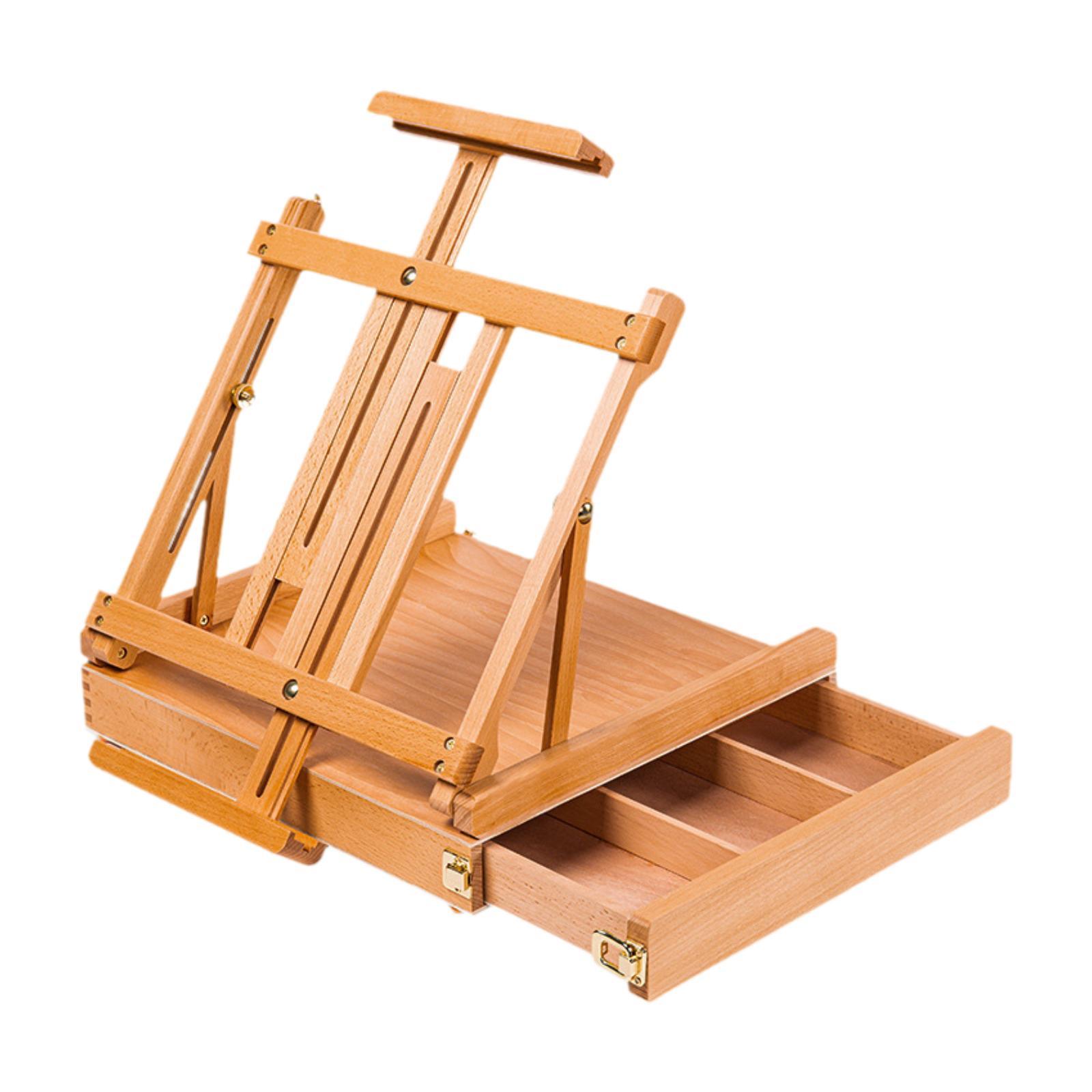 GUOOL Desktop Easel Painting Easel Folding Wooden Stand Artist Easel ...