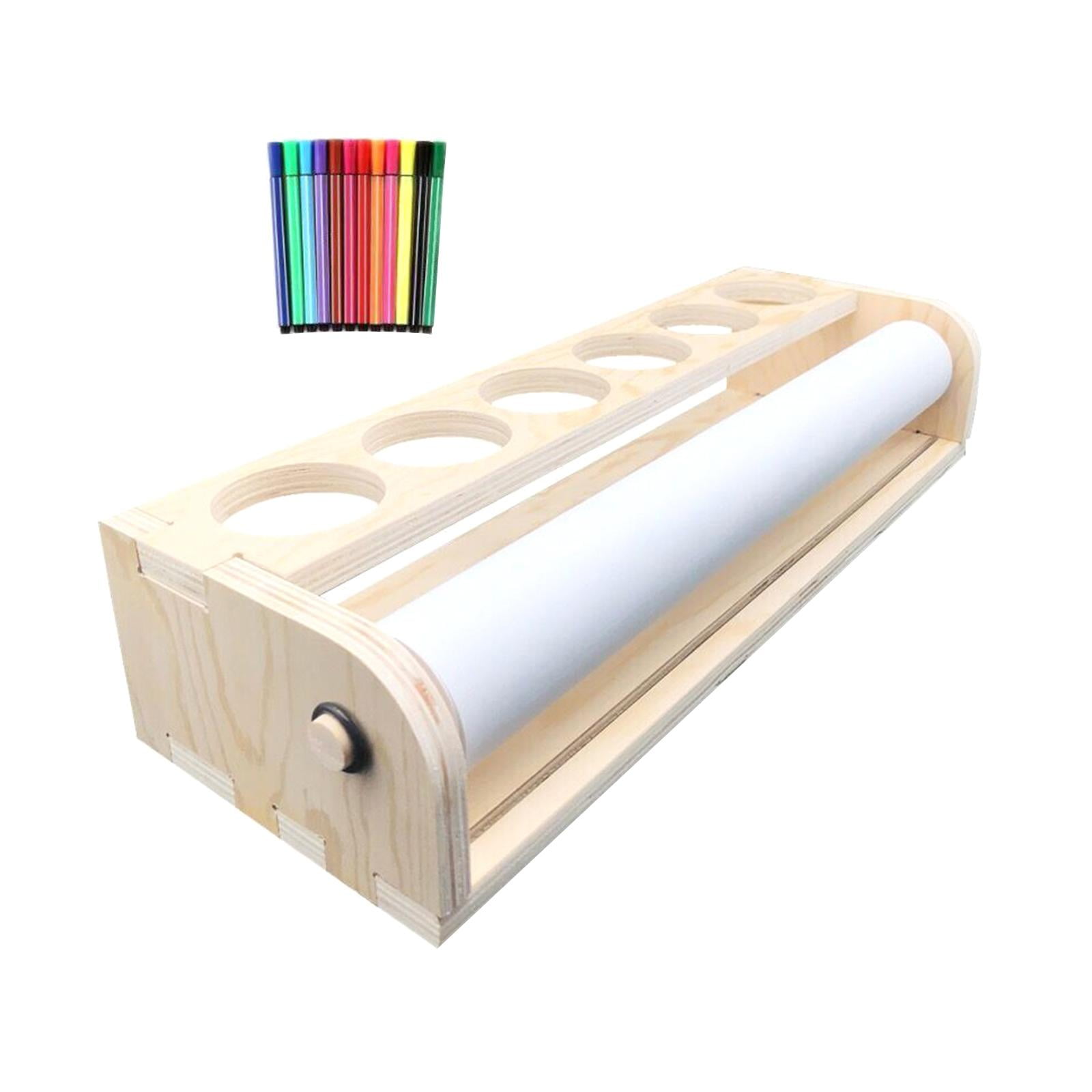 GUOOL Desktop Paper Roll Dispenser Wirh 25 Meter Paper Roll with 12 Pcs ...