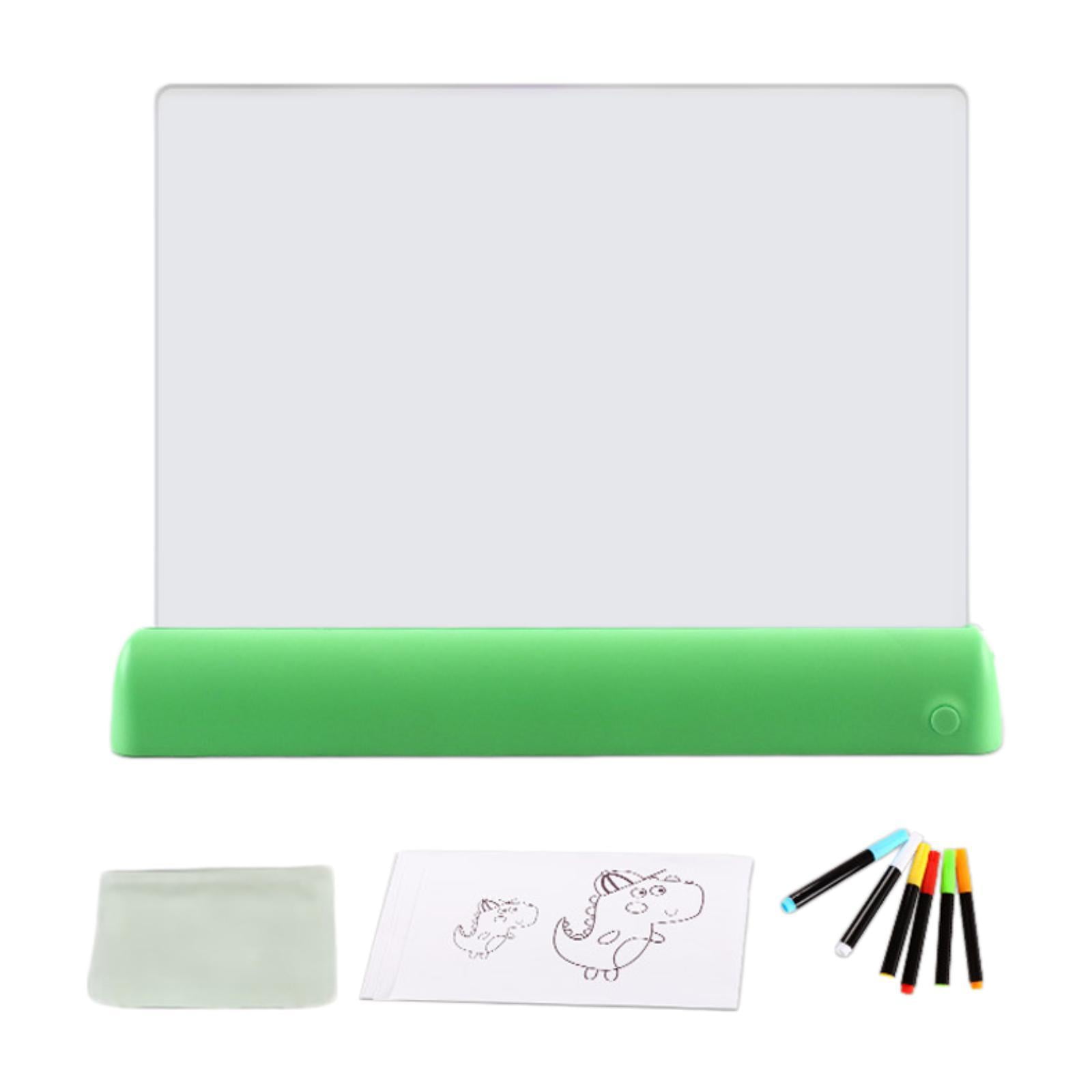GUOOL Drawing Board Acrylic Erase Board,Desktop Wordpad,with Markers ...