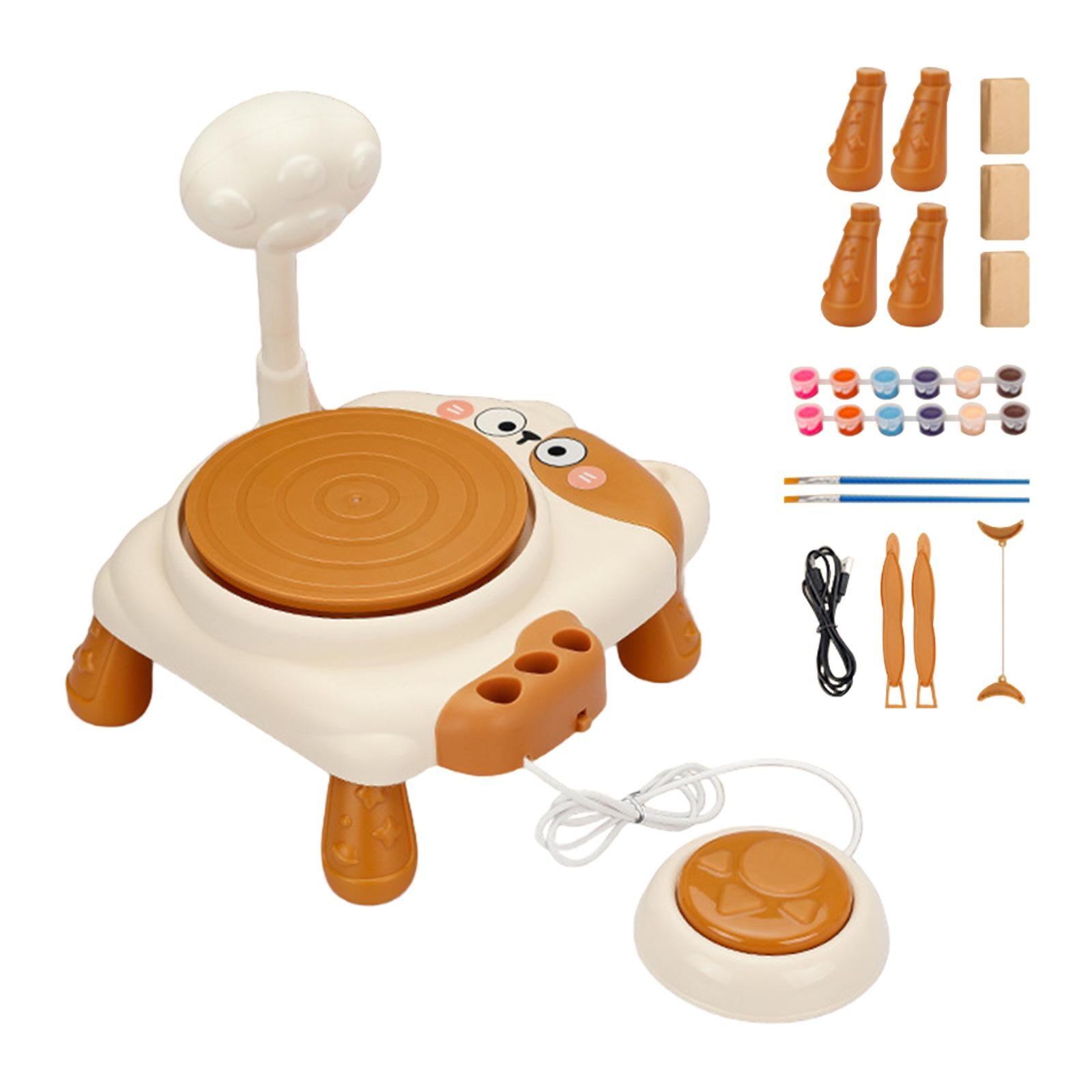 GUOOL Electric Pottery Wheel Arts and Crafts Sculpting Clay Tools Kids ...