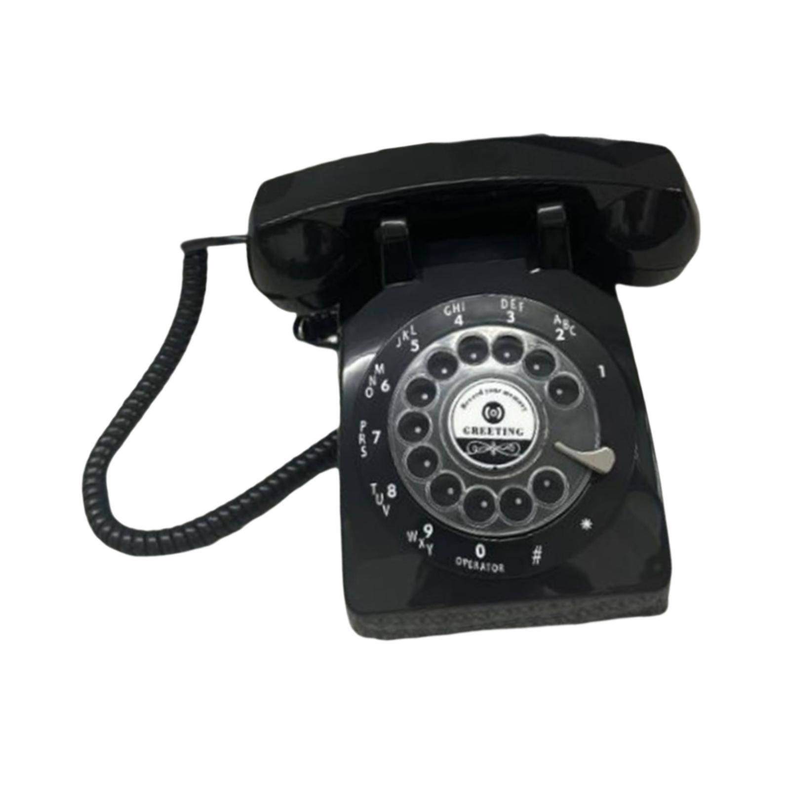 GUOOL Phone Vintage Phone Classic Versatile Rotary Phone for Birthday ...