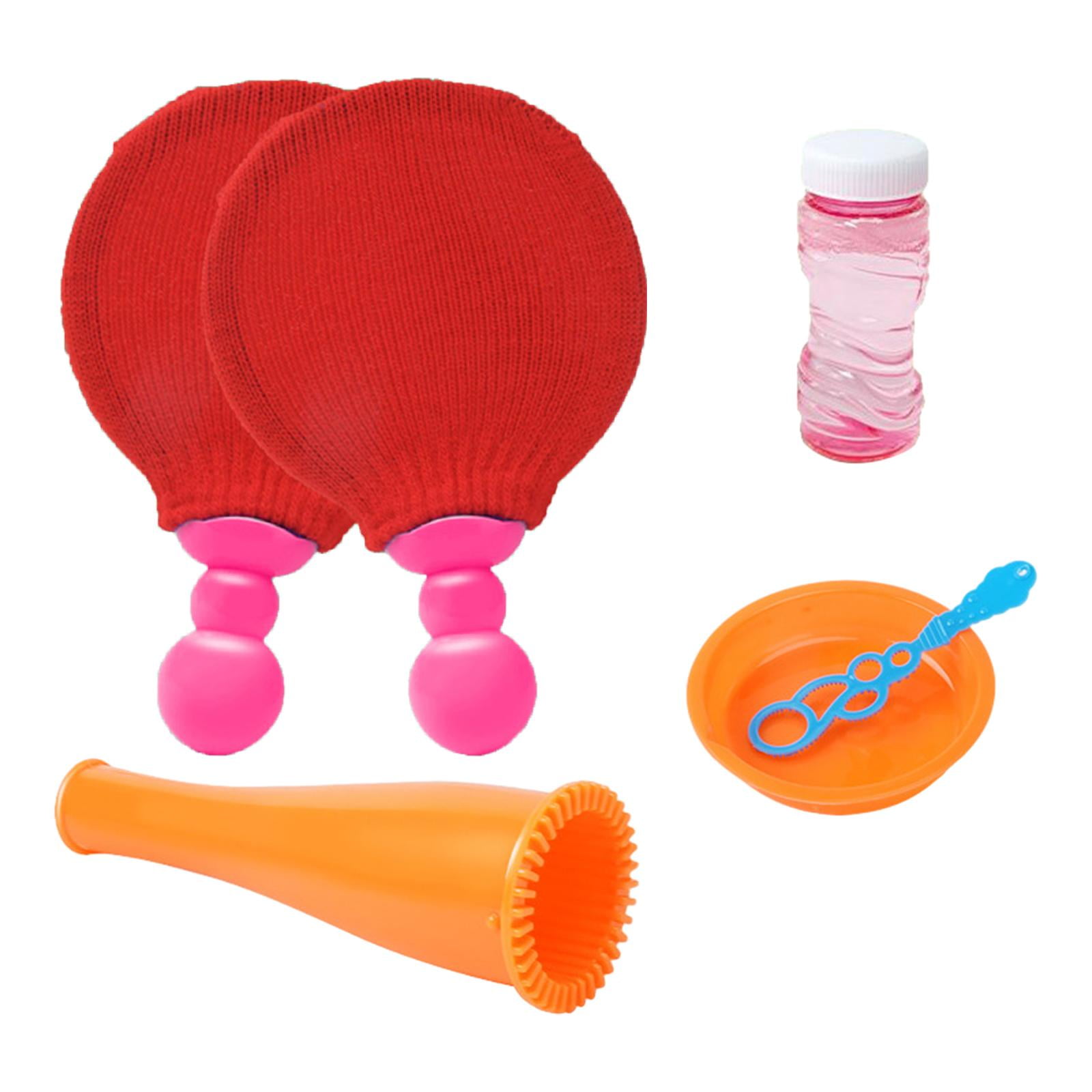 GUOOL Table Tennis Toss and Bubble Game with Racket Family Interactive ...