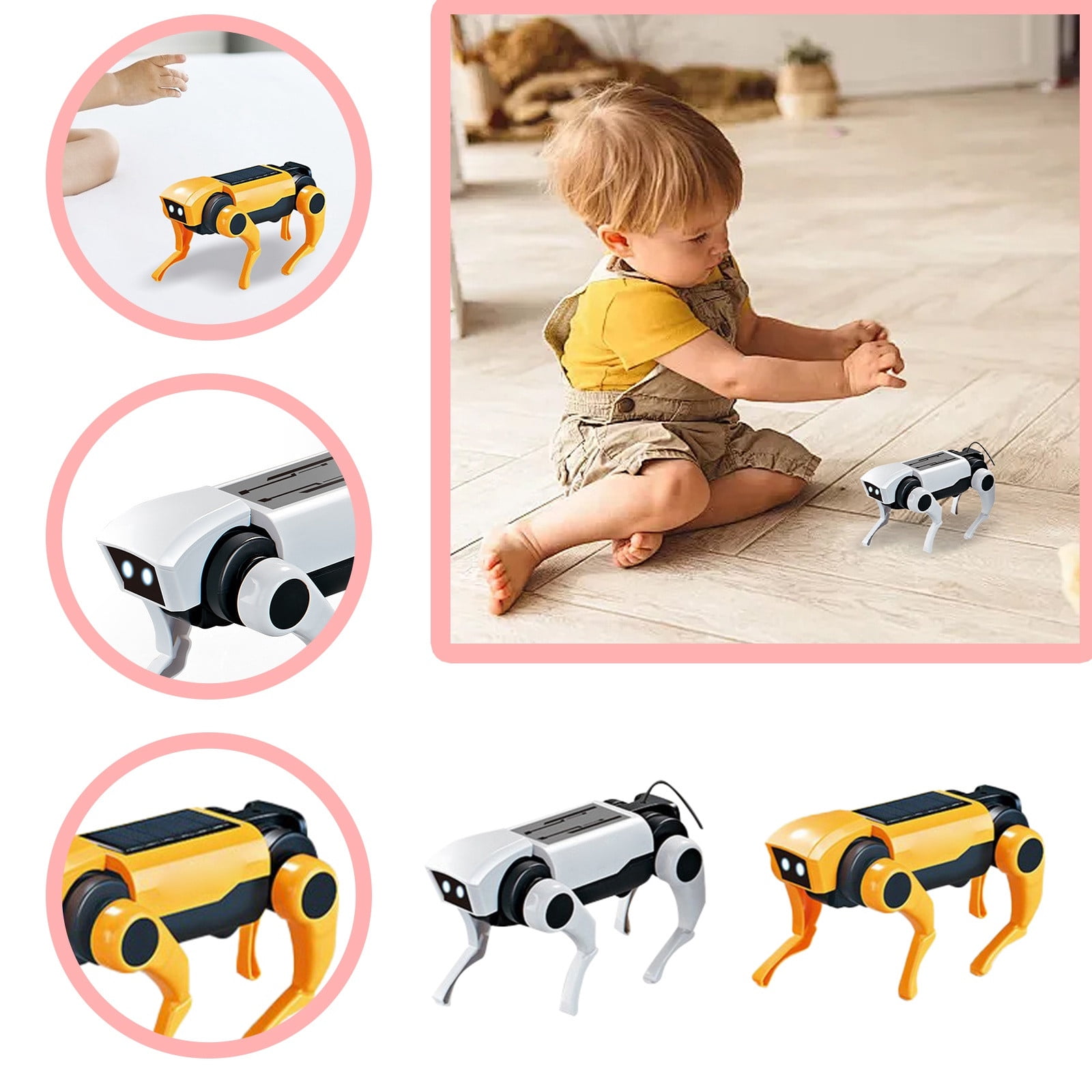 GUOTIAOTANG Tipmant Electric Remote Control Robot Dog RC Mechanical ...