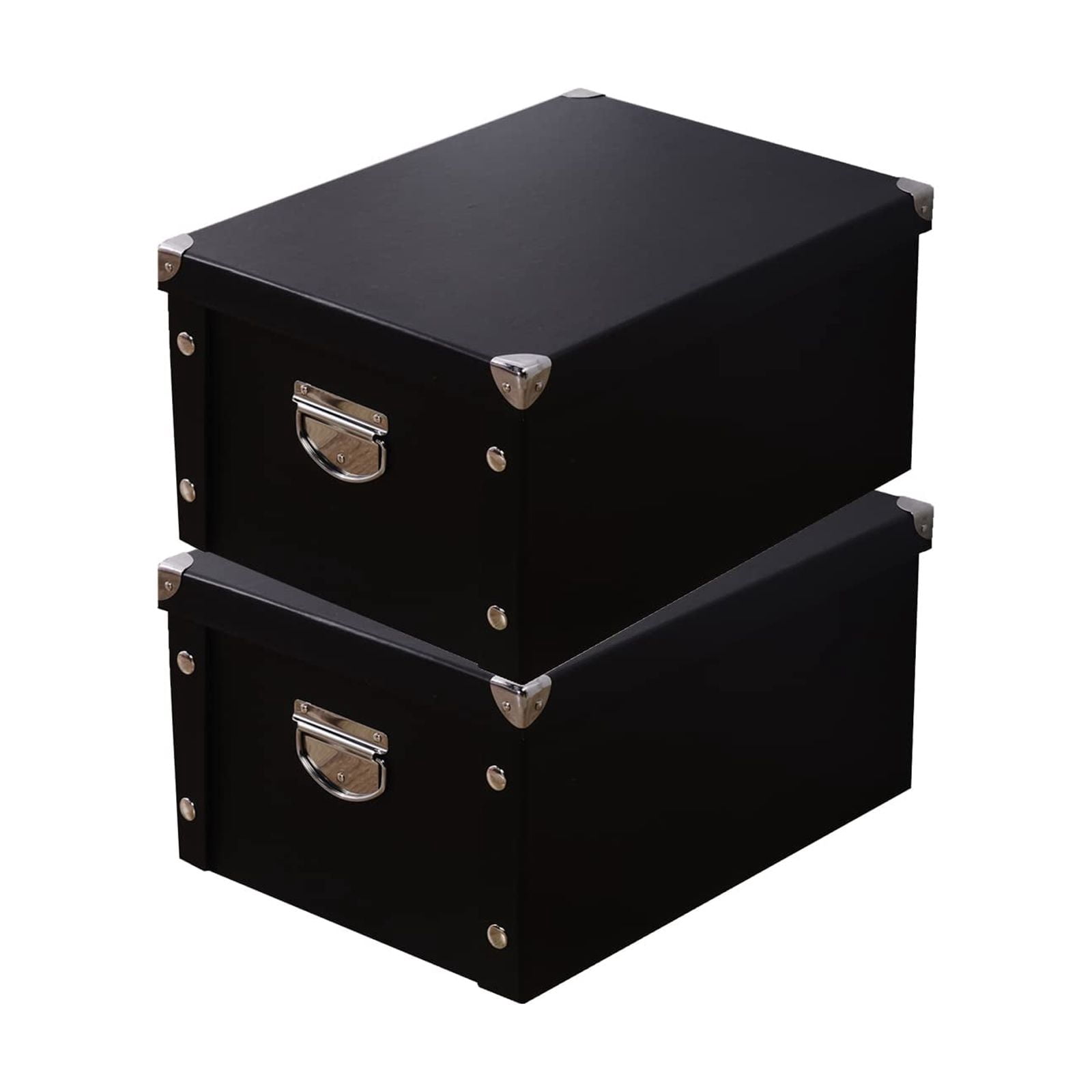 GUOZI Collapsible Storage Box, Decorative Memory Box with Metal ...