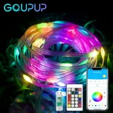 GUPUP 50FT LED String Lights,Christmas Pastel Fairy Lights with USB ...