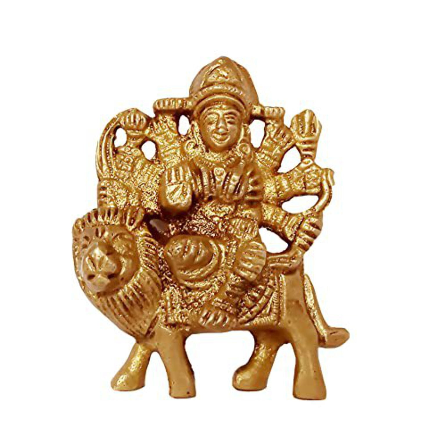 GURU JEE™ Brass Statue Maa Durga Goddess Statue Sherawali MATA Murti ...