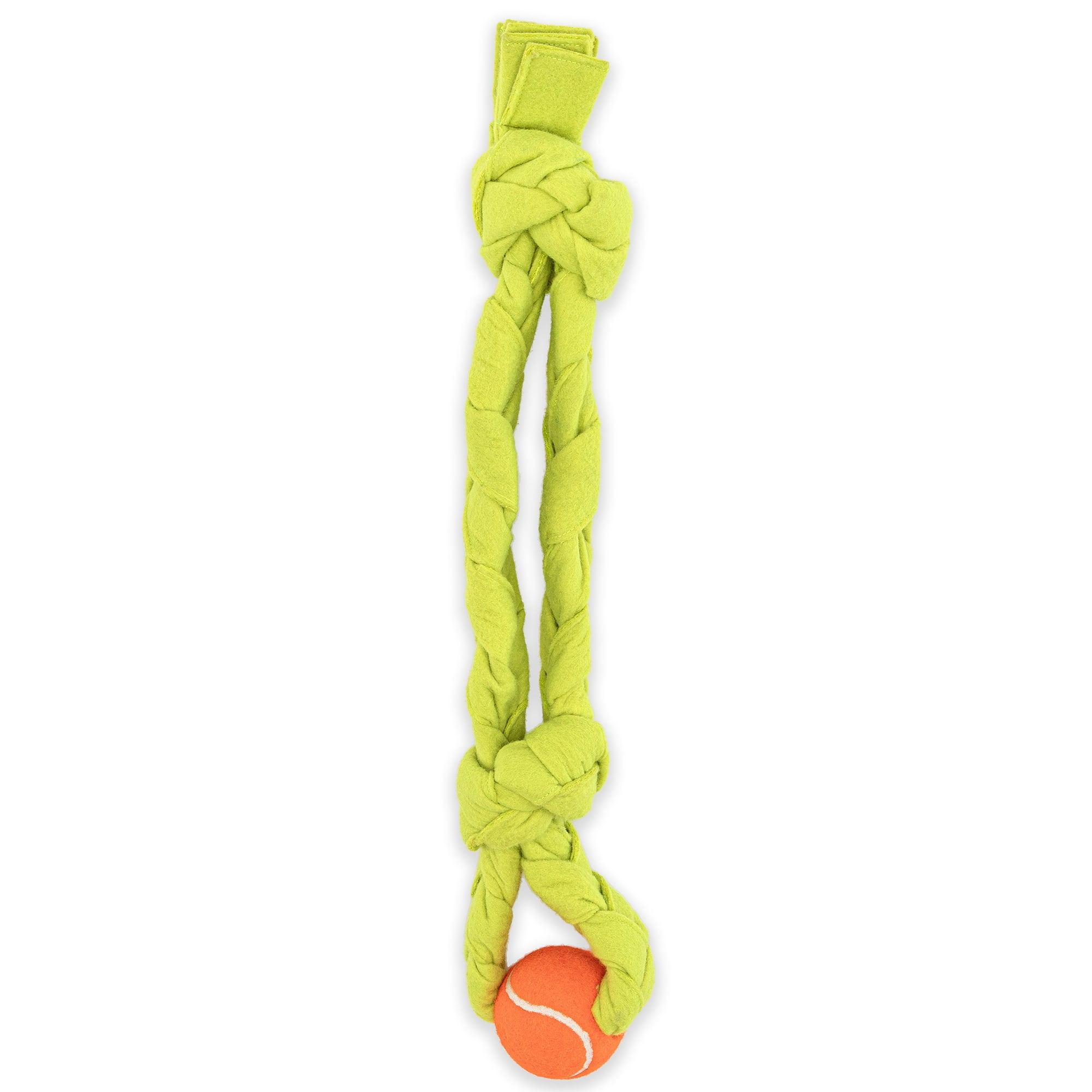 GURU Pet: Figure 8 Squeaking Tennis Snuffle Rope - 20" Large - Dog Toy ...
