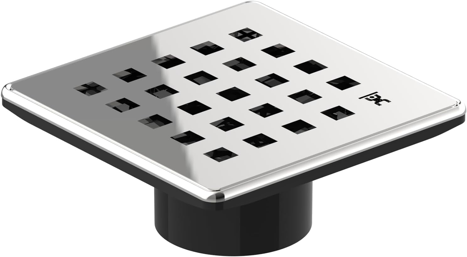 GURU USA Evo Lite Plus Square Stainless Steel Shower Drain with ABS ...