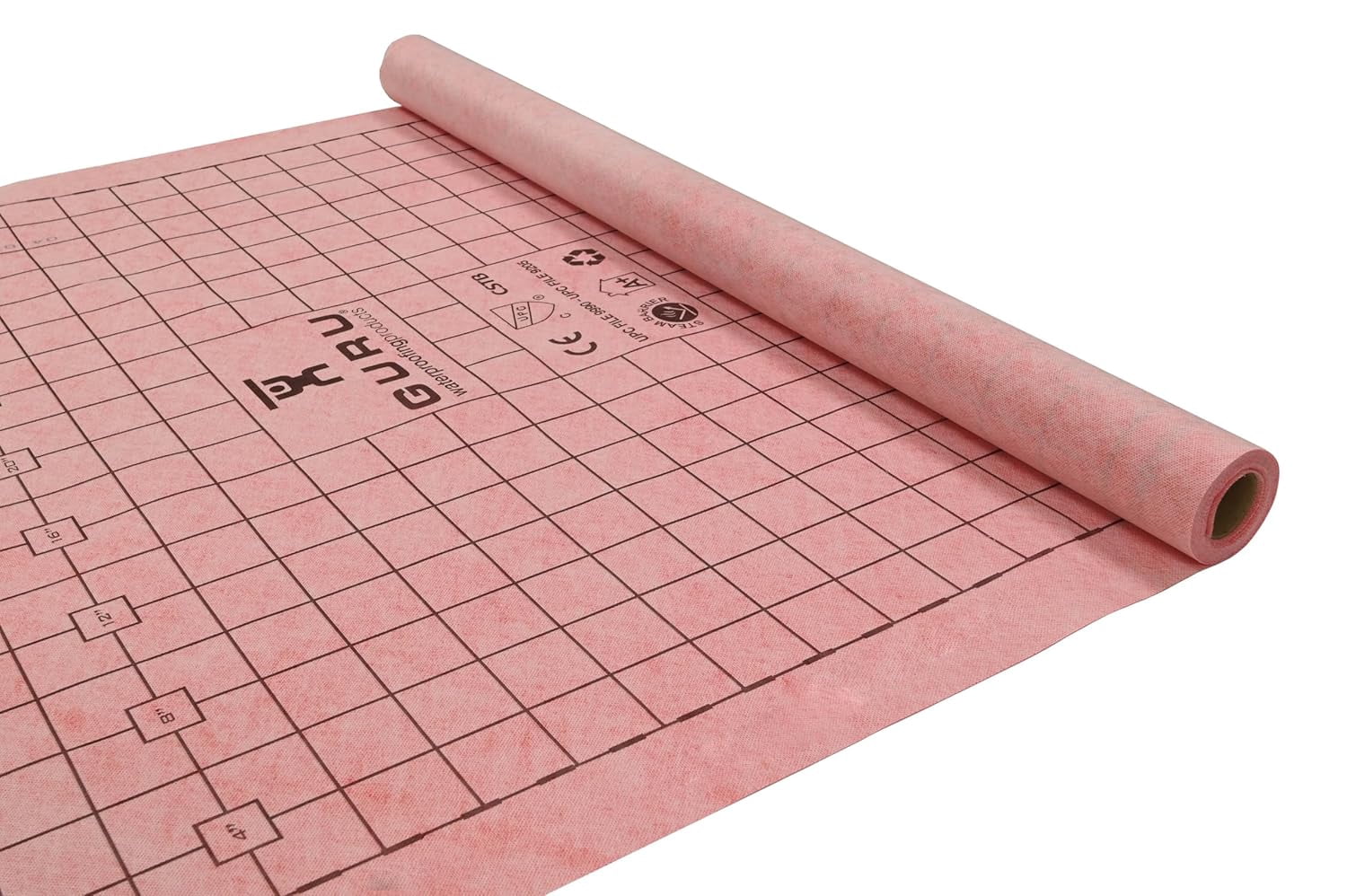 GURU USA Water-Stop Shower Waterproofing Membrane Roll, Bathroom Water ...