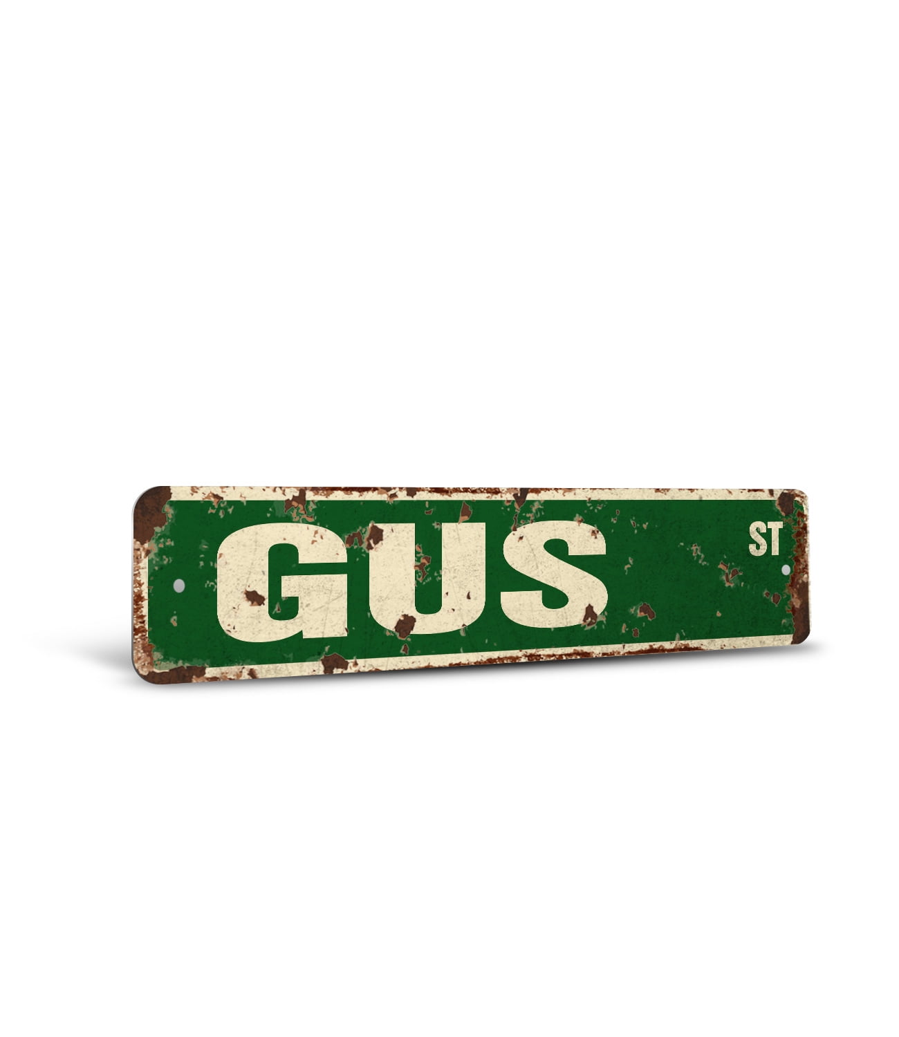 GUS Vintage Style Rustic Street Sign – Childrens Name Room Sign Retro ...