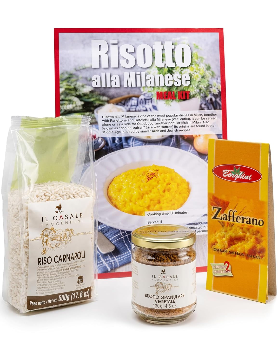 GUSTAGusta Risotto alla Milanese Meal Kit - Made in Italy - Gourmet Italian Food Lovers ...