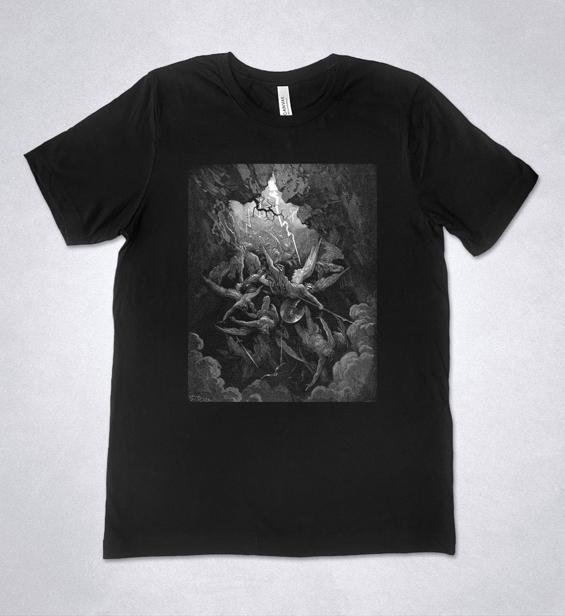 GUSTAVE DORE shirt - The Mouth of Hell, Gustave Dore Illustration, Hell ...