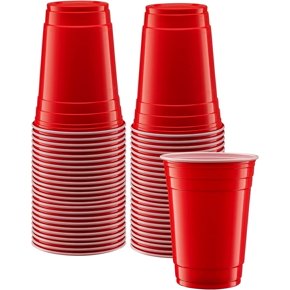 Red Plastic Party Cups