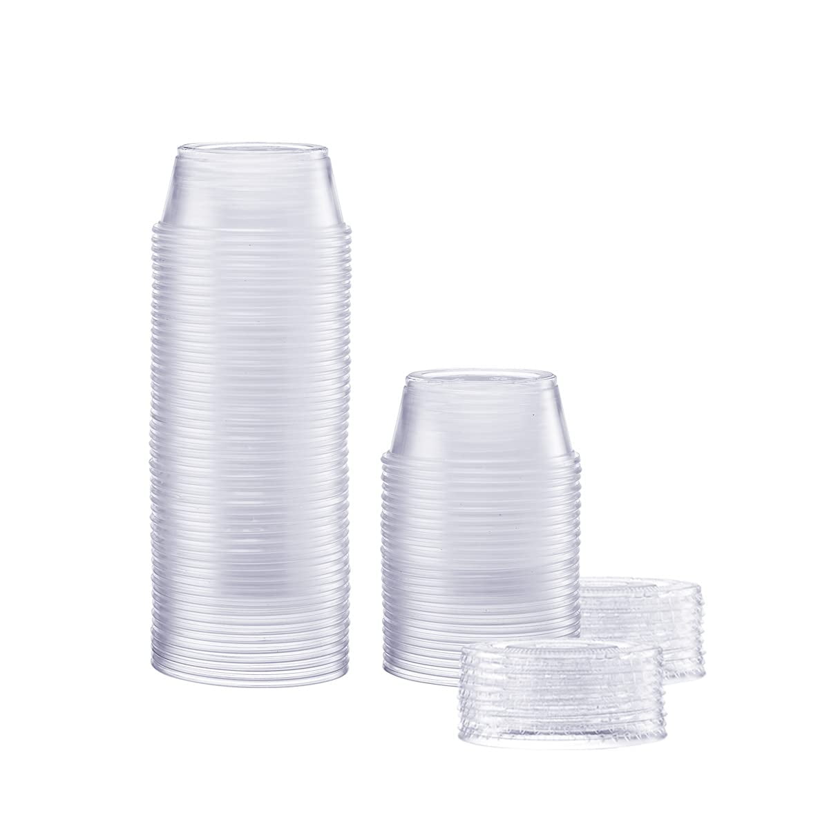 GUSTO [3.25 oz. - BDF32 50 Count Clear Disposable Portion Cups with ...