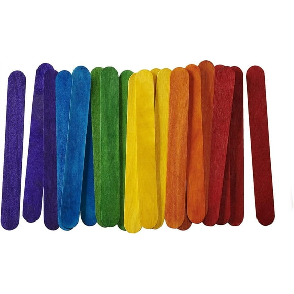 Colorful Popsicle Sticks