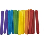 Mr. Pen Colored Craft Sticks, 200 Pack, 4.5 Inch, Smooth Birch Wood for ...
