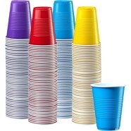 JOLLY CHEF 9 oz Disposable Clear Plastic Cups, Hard and Durable, 200 ...