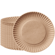 Brown Paper Plates
