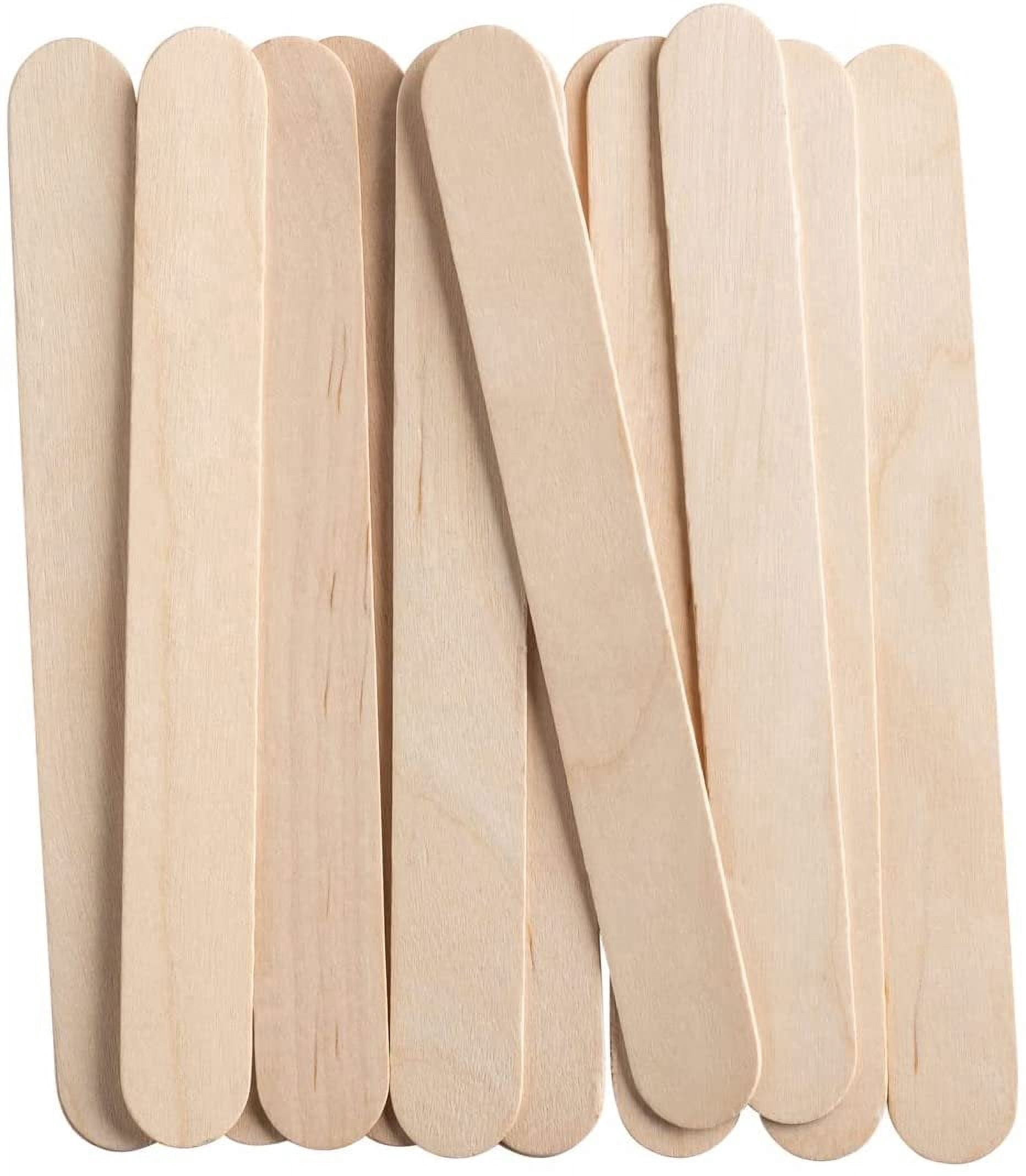 GUSTO, Popsicle Sticks, 100 pack, 6 inch versatile wooden sticks ...