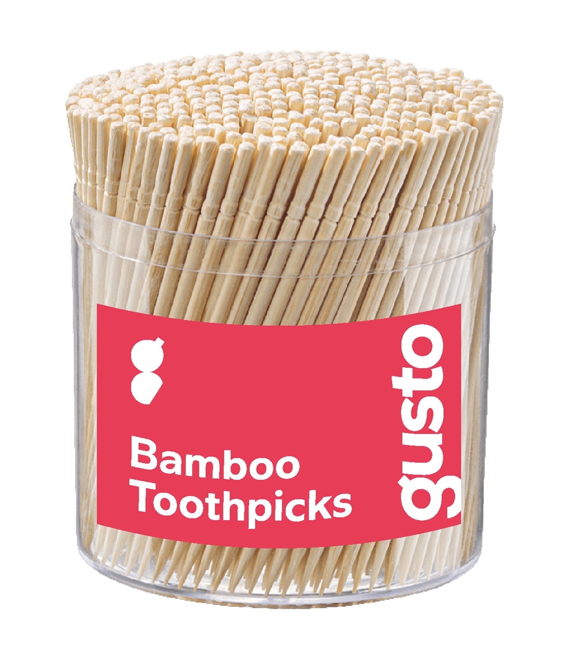 Comfy Package Bamboo Toothpicks, Single-Point, 1500-Pack with Dispenser ...
