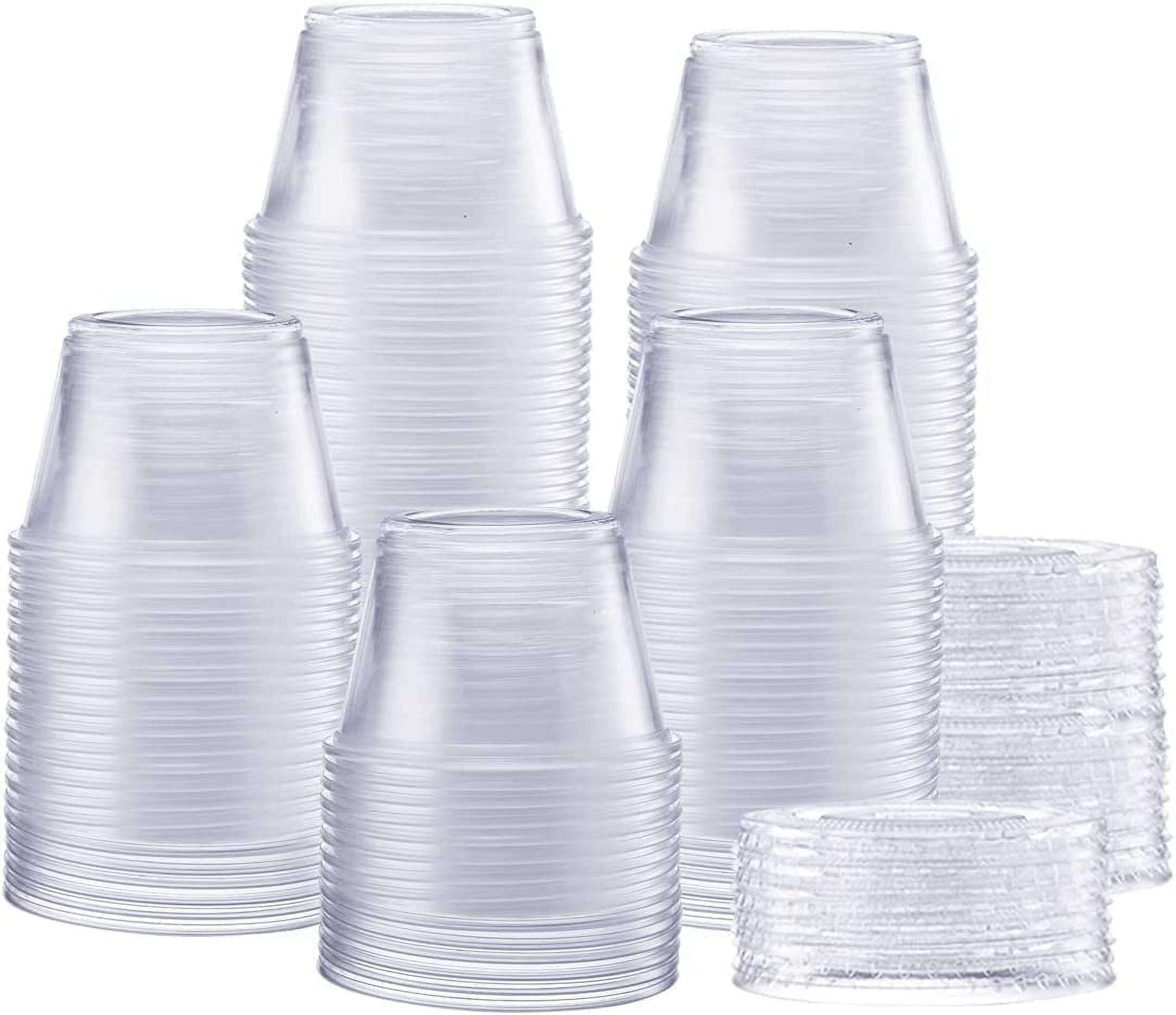 Comfy Package 200-Pack 4 Oz Mini Disposable Jello Shot & Sample Cups ...