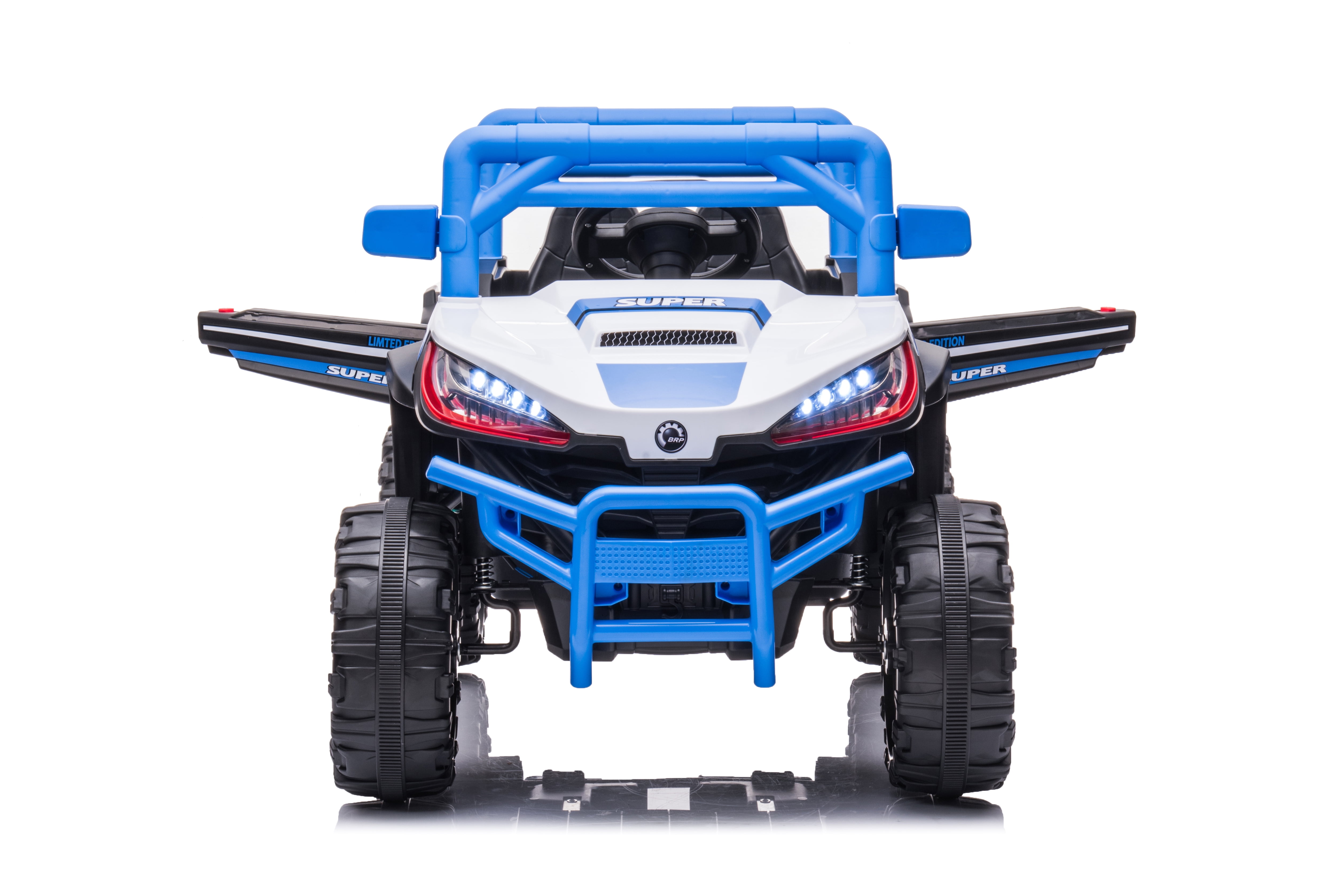 GUTALOR 12V7A1 30W4 Kids Ride-On Car with One-Button Start, Forward and ...