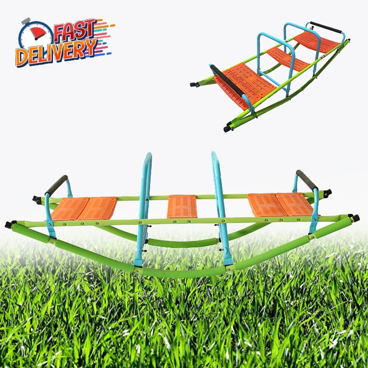 GUTALOR High-Quality Outdoor Toys - Metal Teeter Totter Seesaw with ...