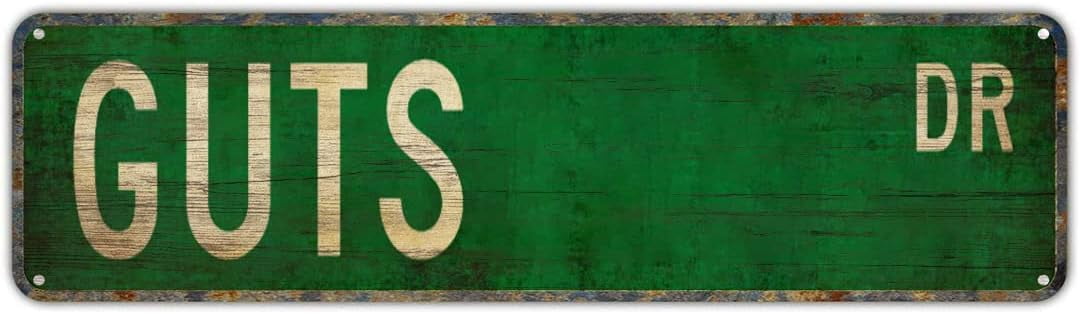 GUTS DR Vintage Signs Retro Tin Signs Art Plaque Aluminum Sign for ...