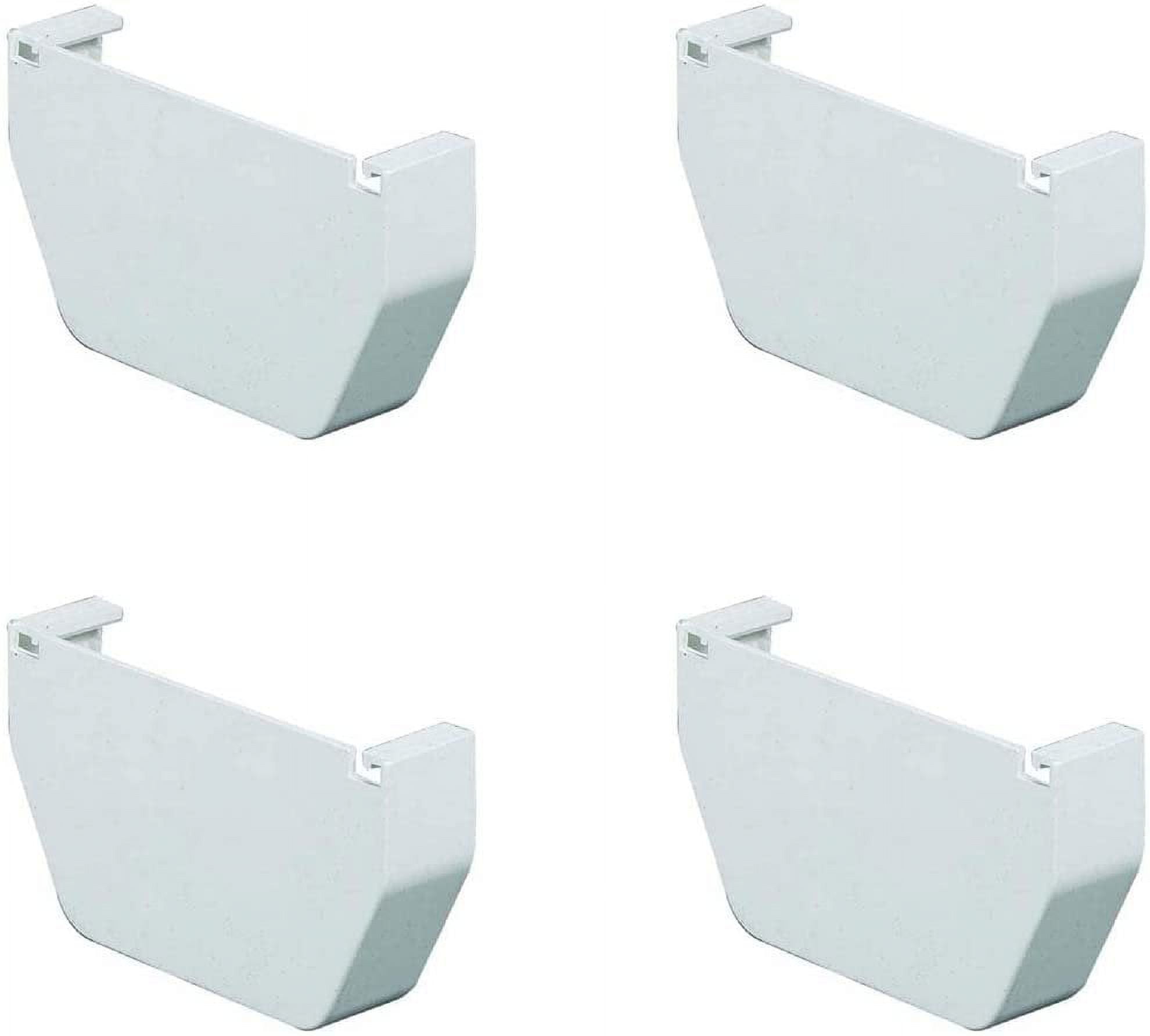GUTTER END CAP WHITE Four Pack - Walmart.com