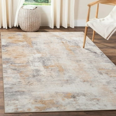 Mainstays Neutral Abstract Washable Indoor Area Rug, Abstract Neutral ...