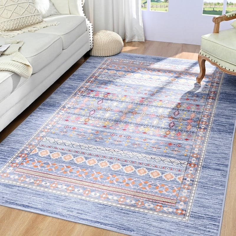 GUUCHA 4x6 Rugs for Living Room Vintage Rug for Bedroom Soft Boho Floor ...