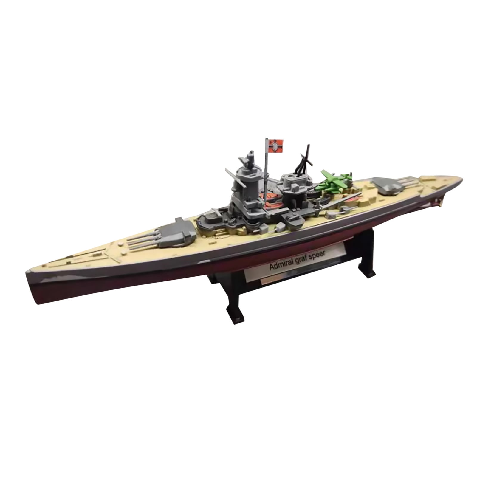 GUYUTING 1:1000 Scale Graf Spee Battleship Model for Military History ...