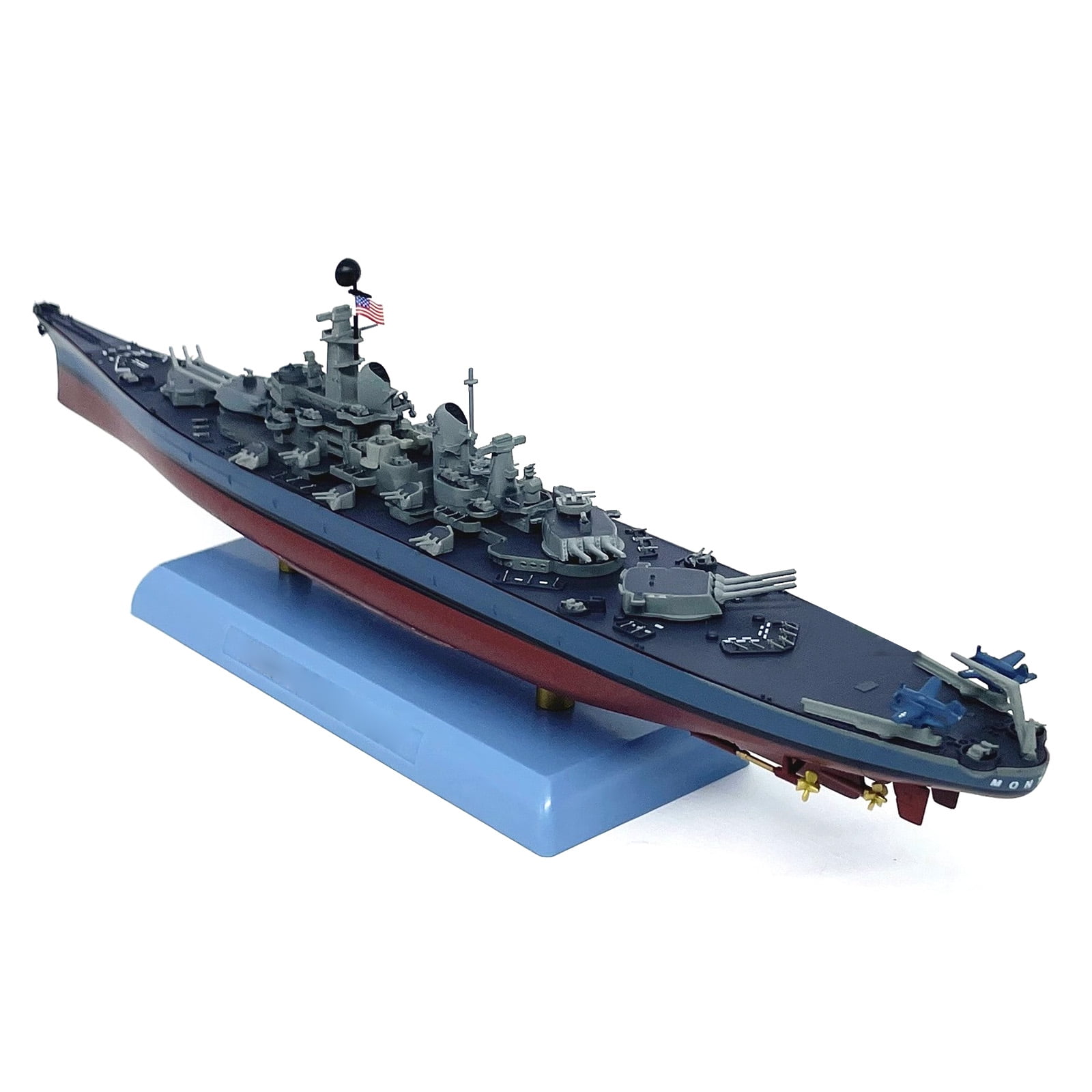 GUYUTING 1/1000 Scale USS Montana Battleship Model WWII BB-67 US Navy ...