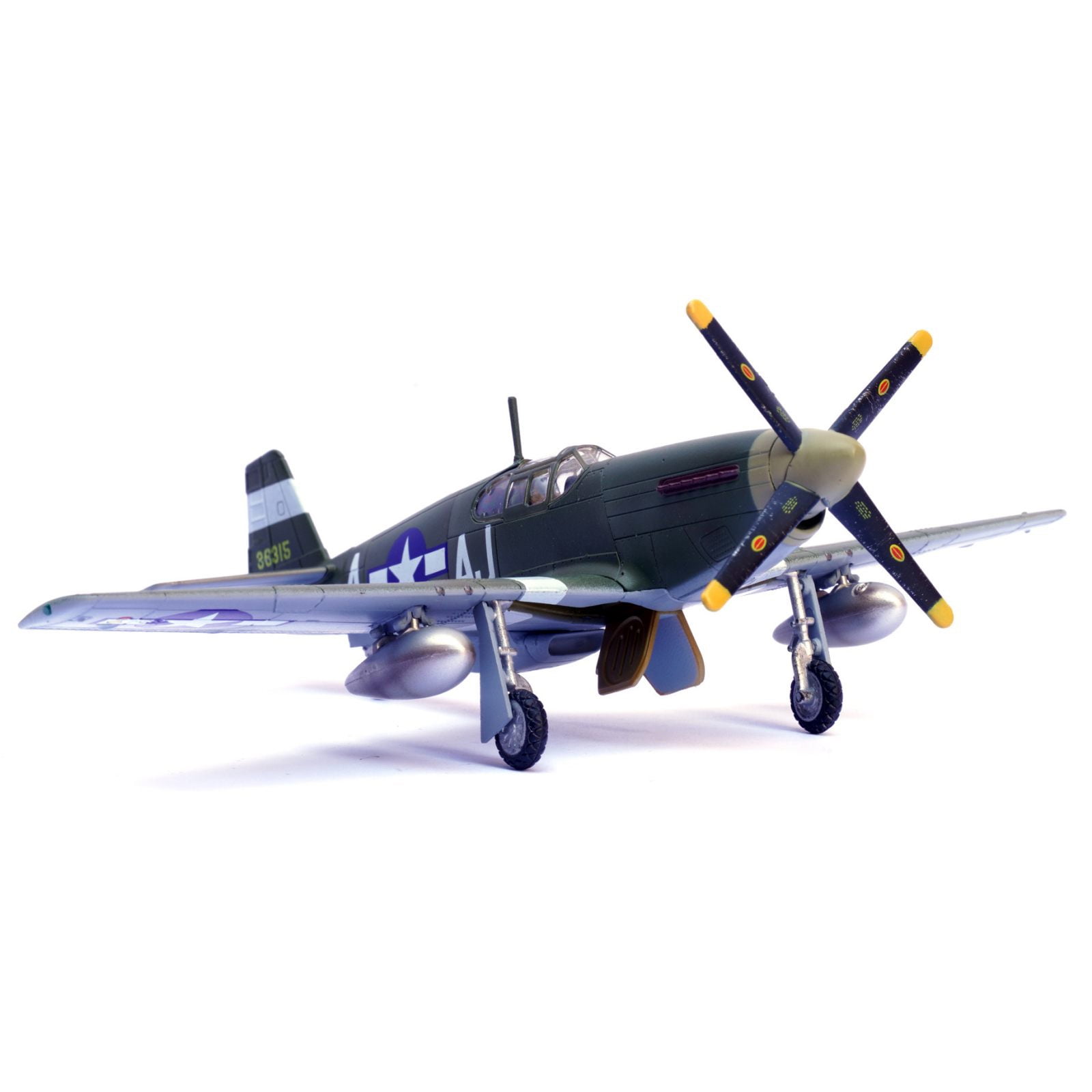 GUYUTING 1:72 P 51B WWII USAAF Fighter Diecast Model 365th FS 345th FG James Howard Ding Hao ...