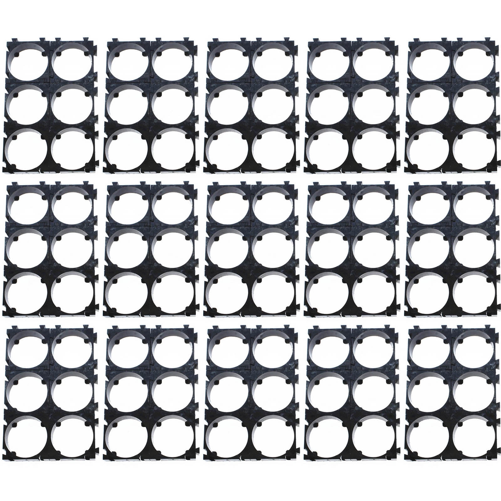 GUYUTING 100Pcs Quality 18650 Battery Brackets Nickel Plate Vibration ...