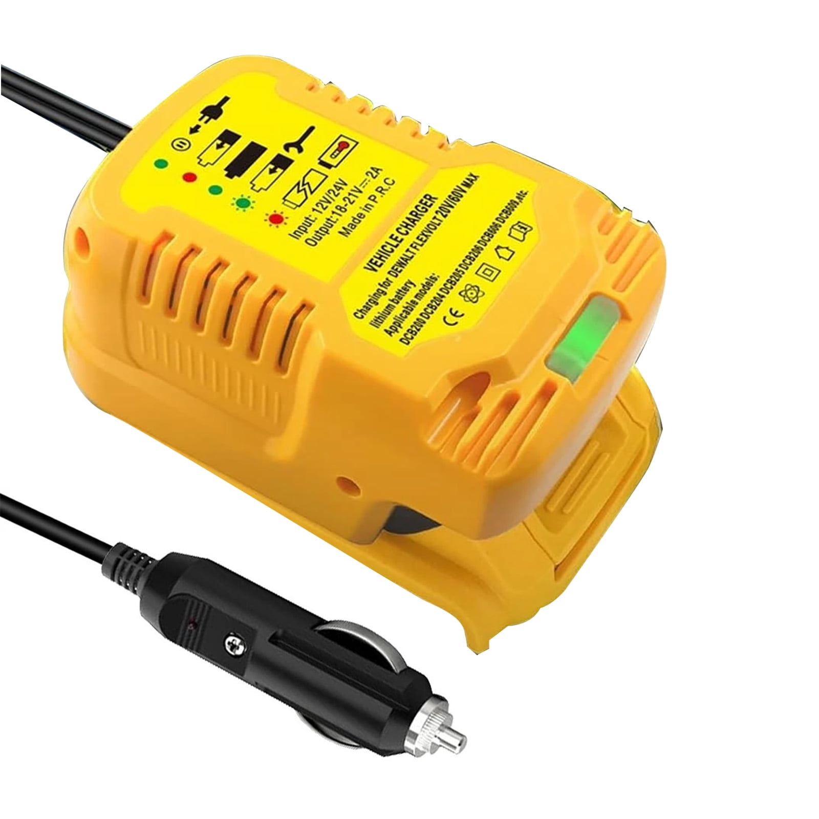GUYUTING 18V 20V Battery Charger Replacement Compact with LED Indicator ...