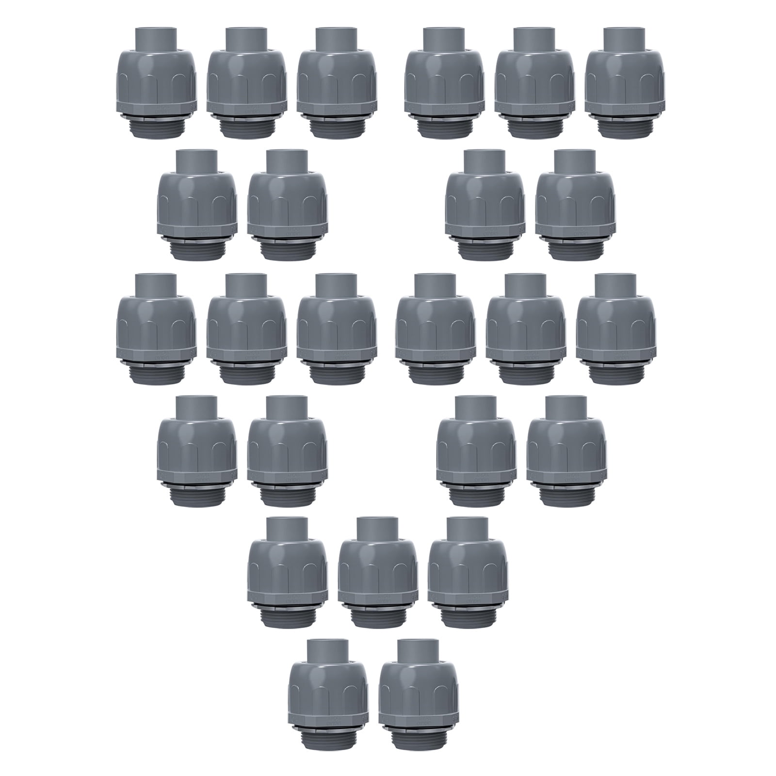 GUYUTING 25 Pack Liquid Tight Conduit Fitting 1/2 Inch PVC Oil & Sea ...