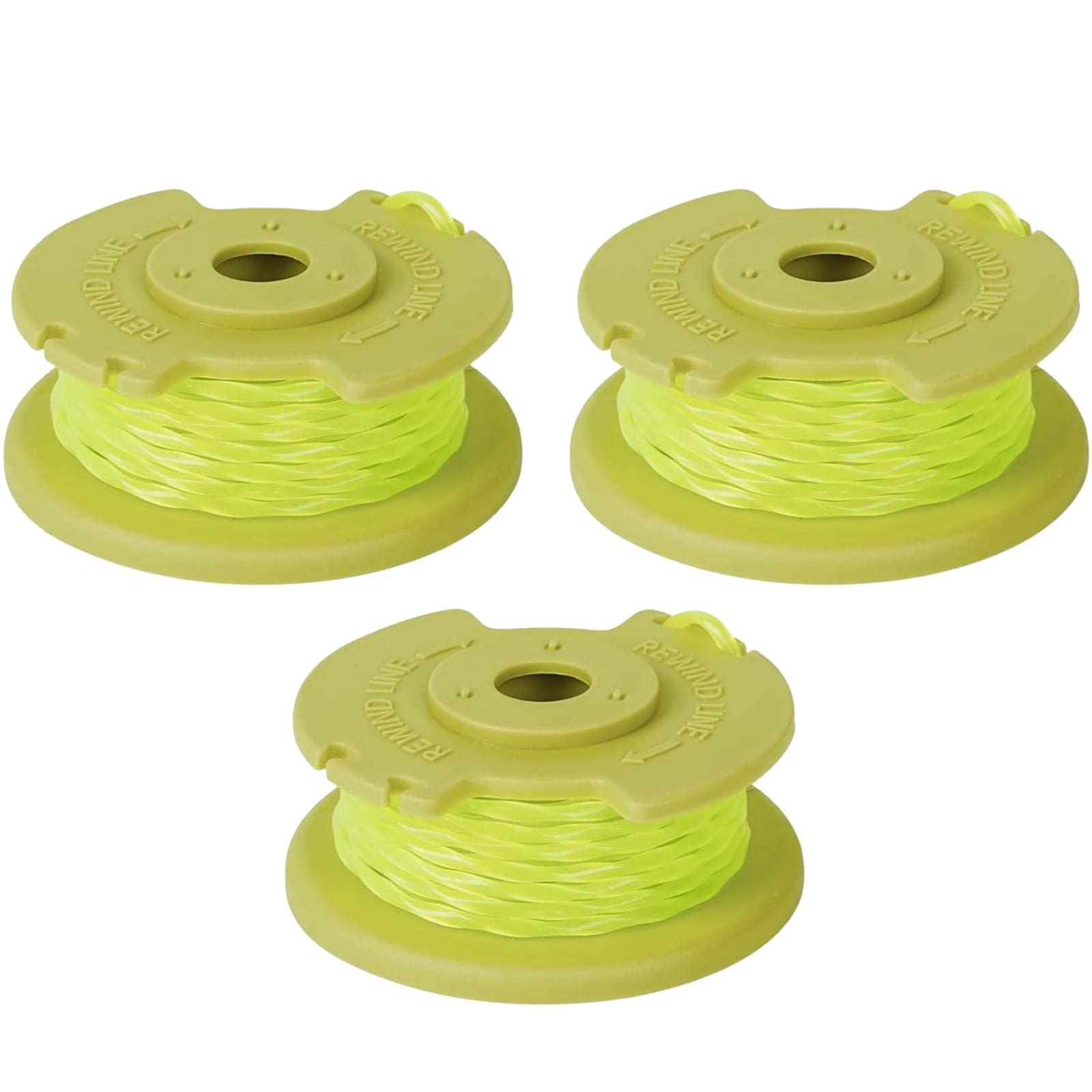 GUYUTING 3 Pack Spools with Line AC80RL3 for Ryobi One+ 18V 24V 40V ...