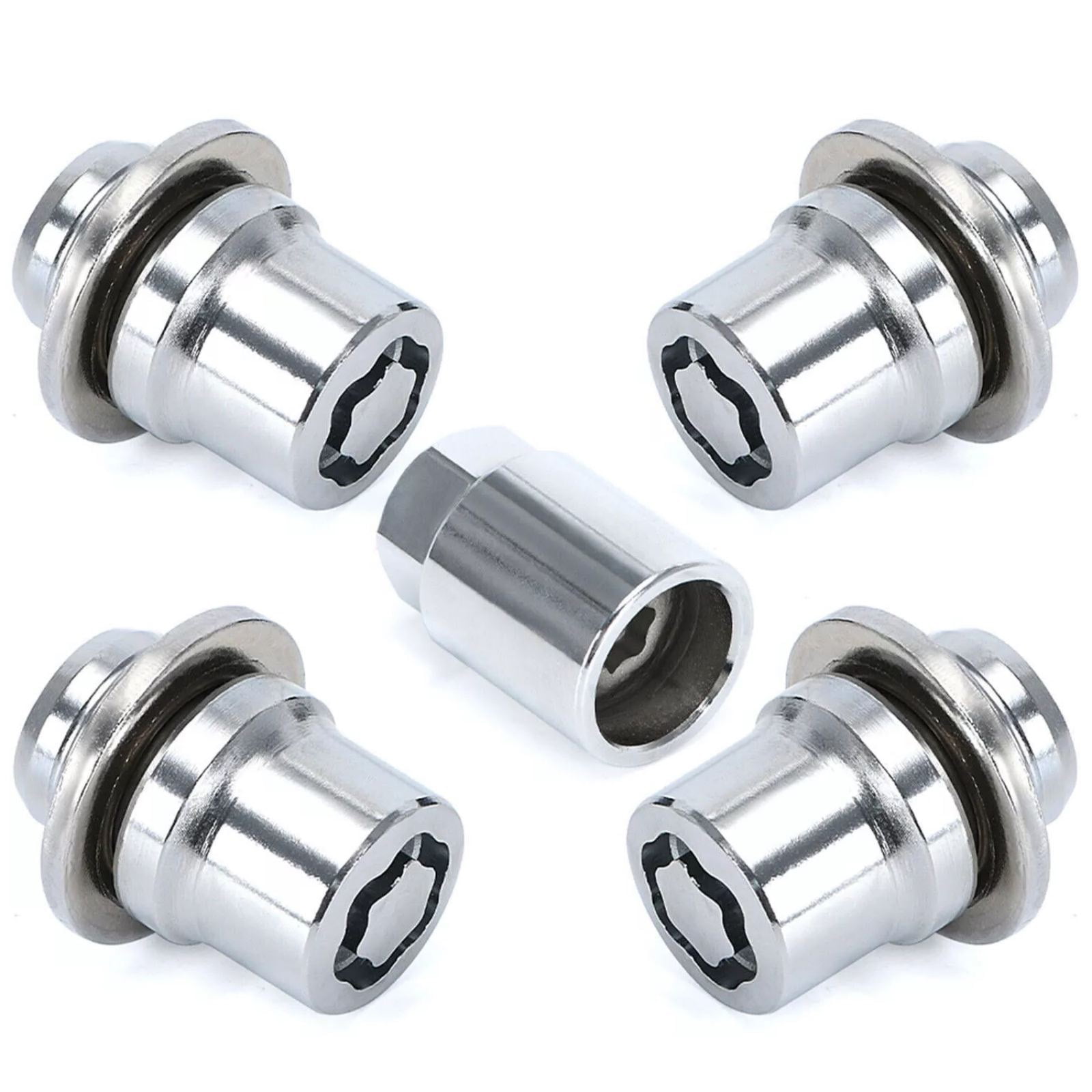 GUYUTING 4 Wheel Locks plus Key 00276 00900 Alloy 12mm x 1.5 for Camry ...