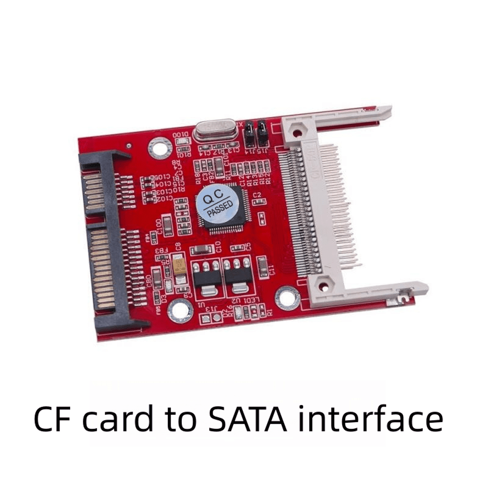 GUYUTING CF Card SATA Converter Red, Enable CF as Hard Drive for 1st ...