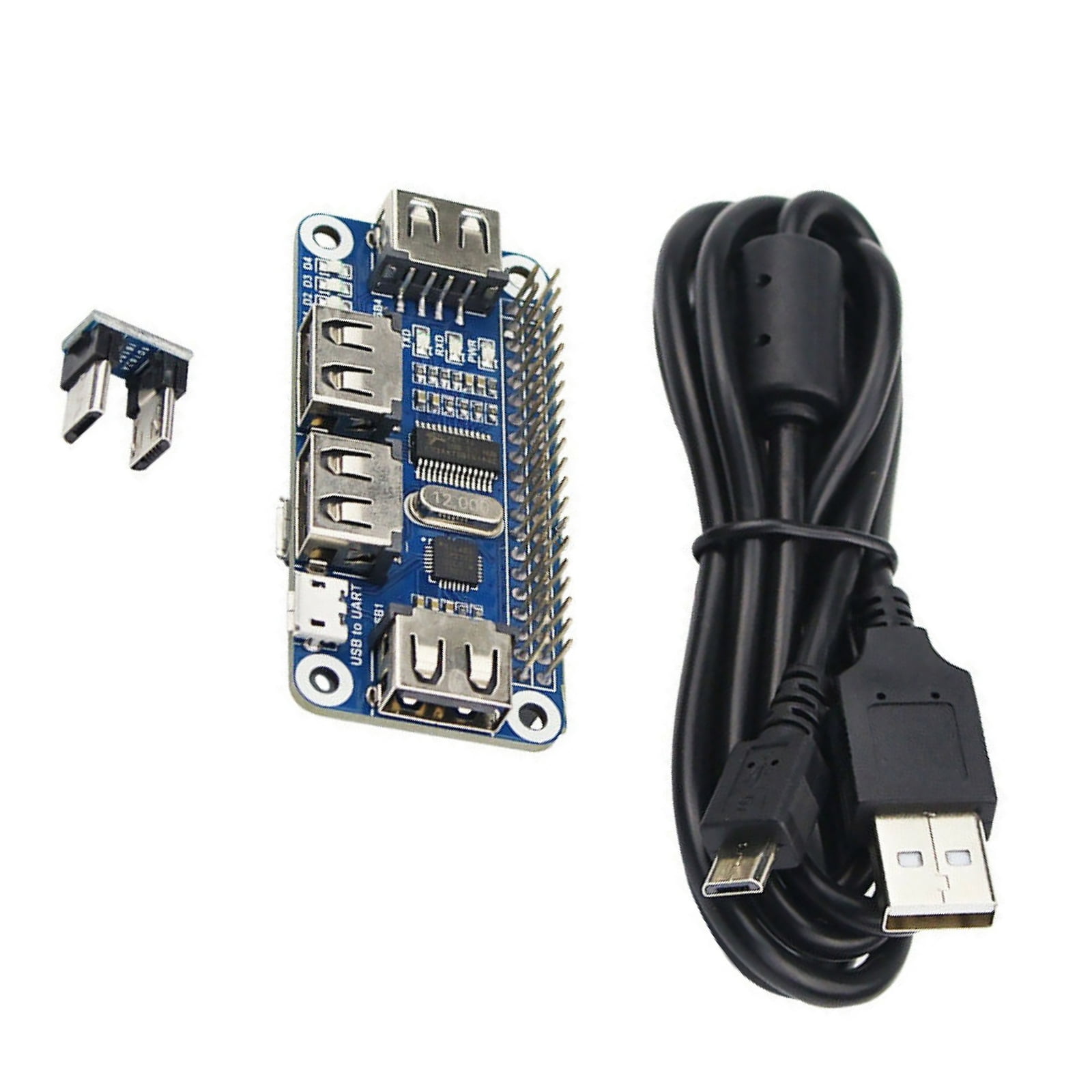 GUYUTING Compact USB Hub Board with UART for Raspberry Pi - 4 Expansion ...