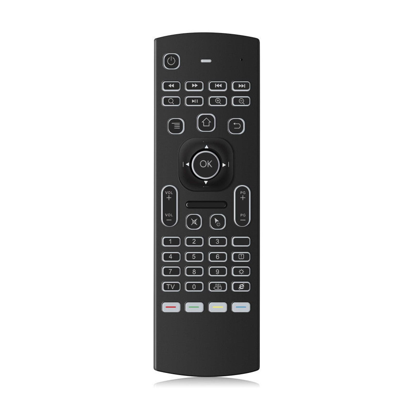 GUYUTING Durable MX3 Air Mouse 2.4G RF, 81 Keys, Black, 5M Range for ...