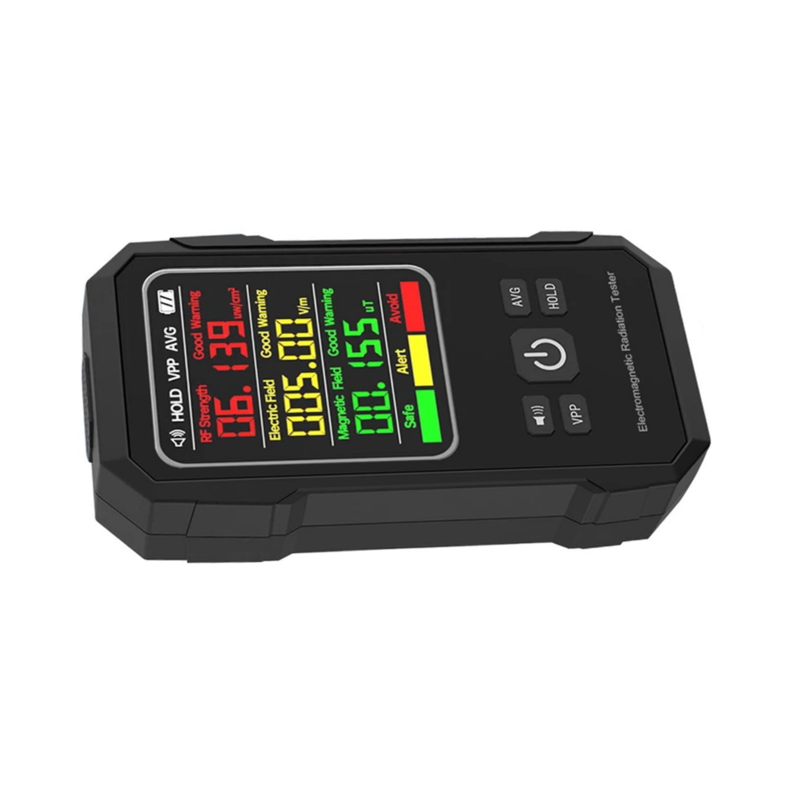 GUYUTING Electromagnetic Radiation Detector Black Average Peak Switch ...