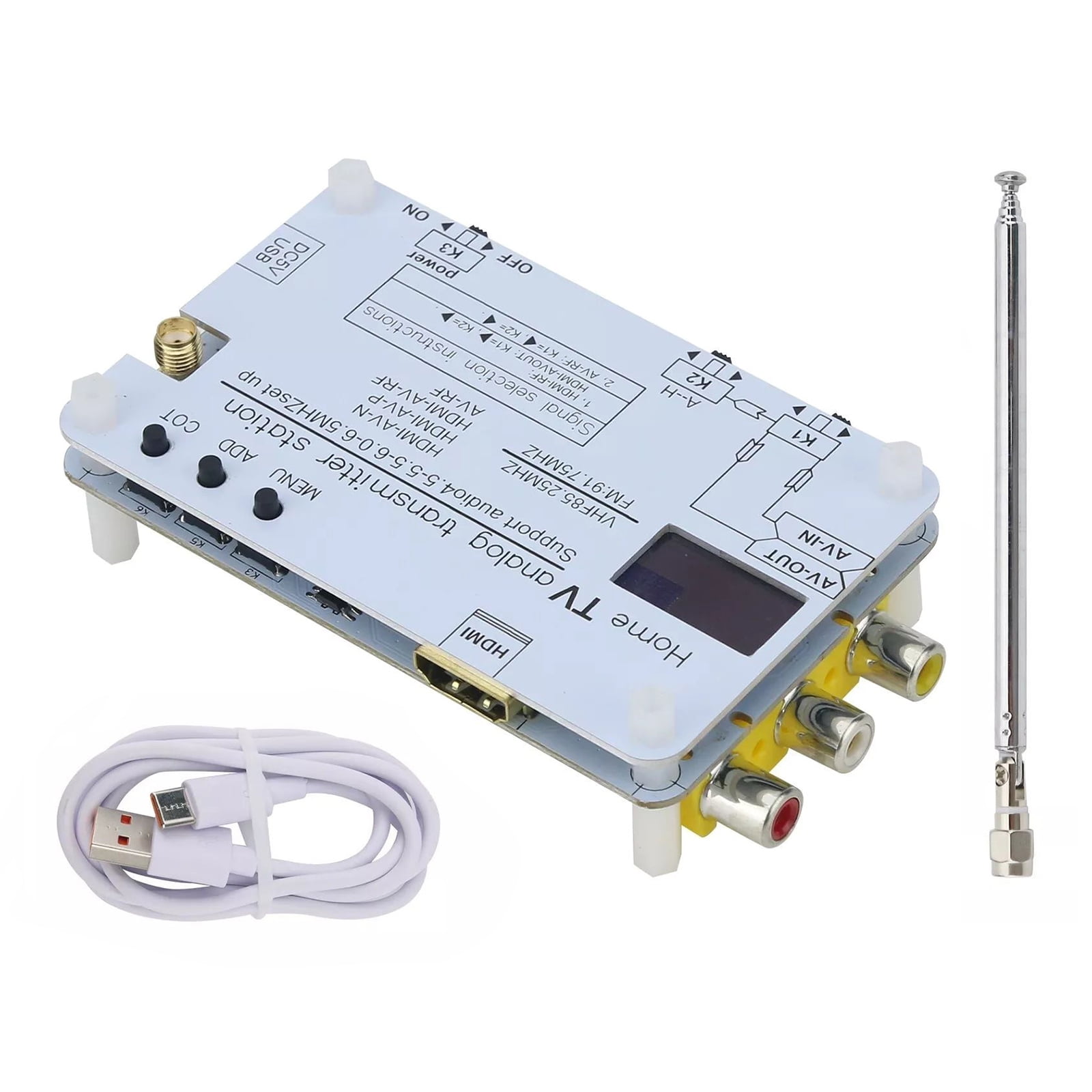 GUYUTING FM & TV Signal Transmitter for Old TVs - Enjoy Simple FM ...