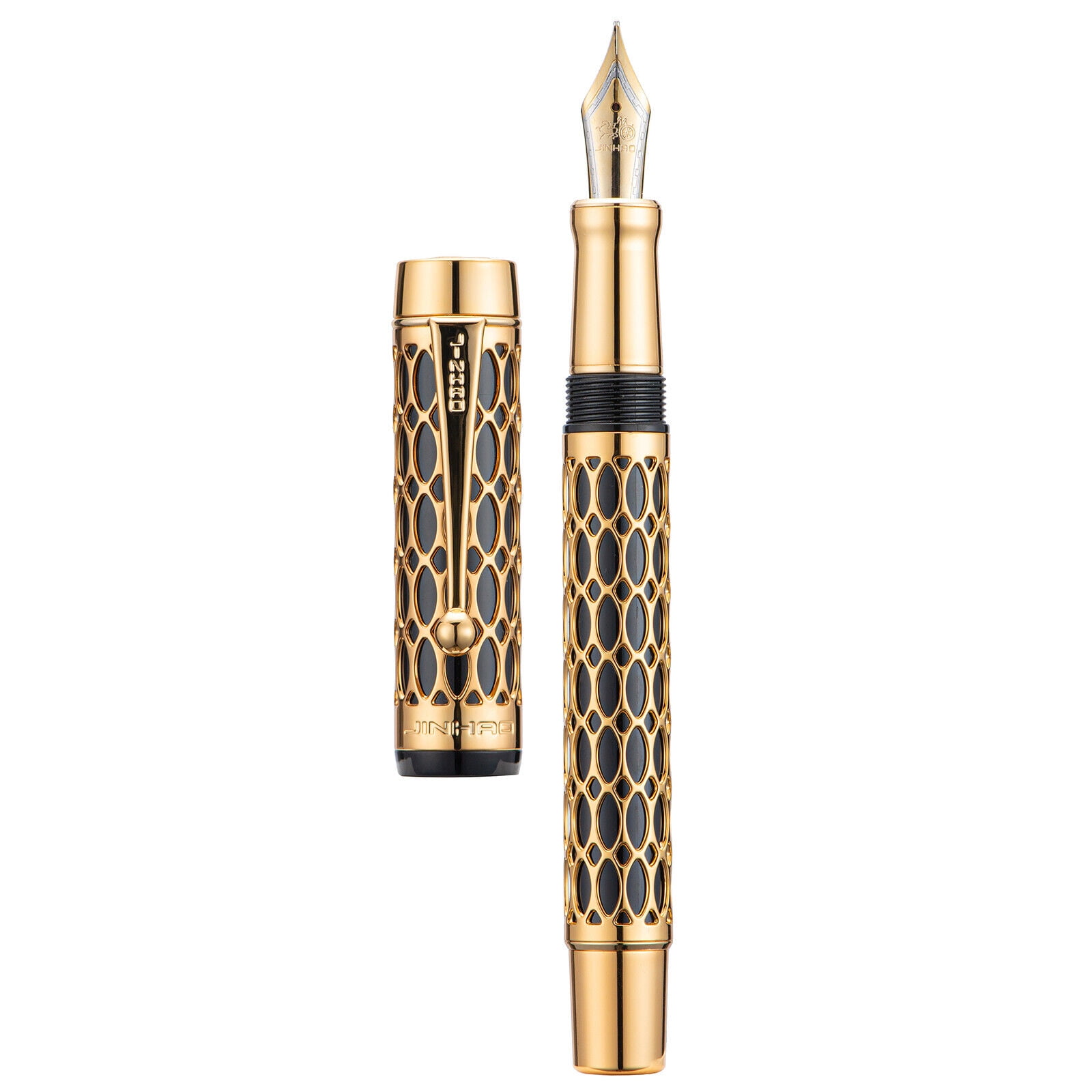 GUYUTING Jinhao 100 Skeleton Fountain Pen for Calligraphy Lovers, F 0 ...