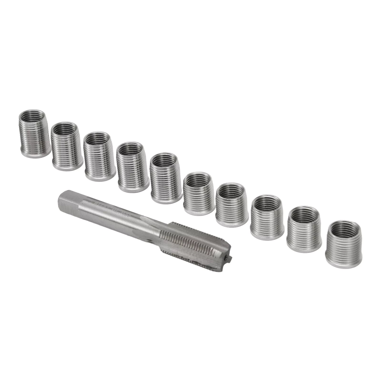 GUYUTING M12 M10 Spark Plug Thread Repair Kit Tap Inserts Stainless ...