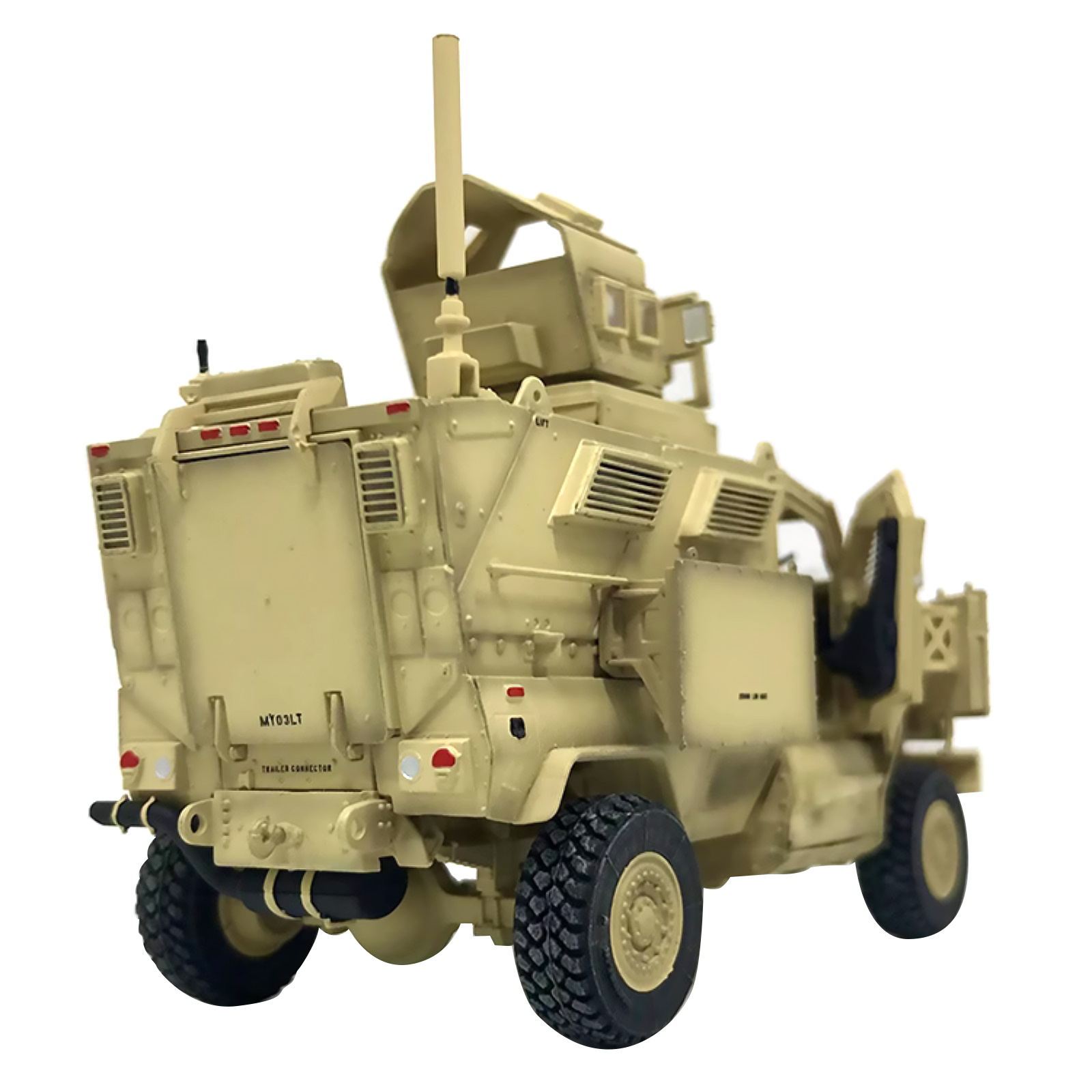 GUYUTING M1224 MaxxPro Model Vehicle 1/72 Scale Display Box Included ...